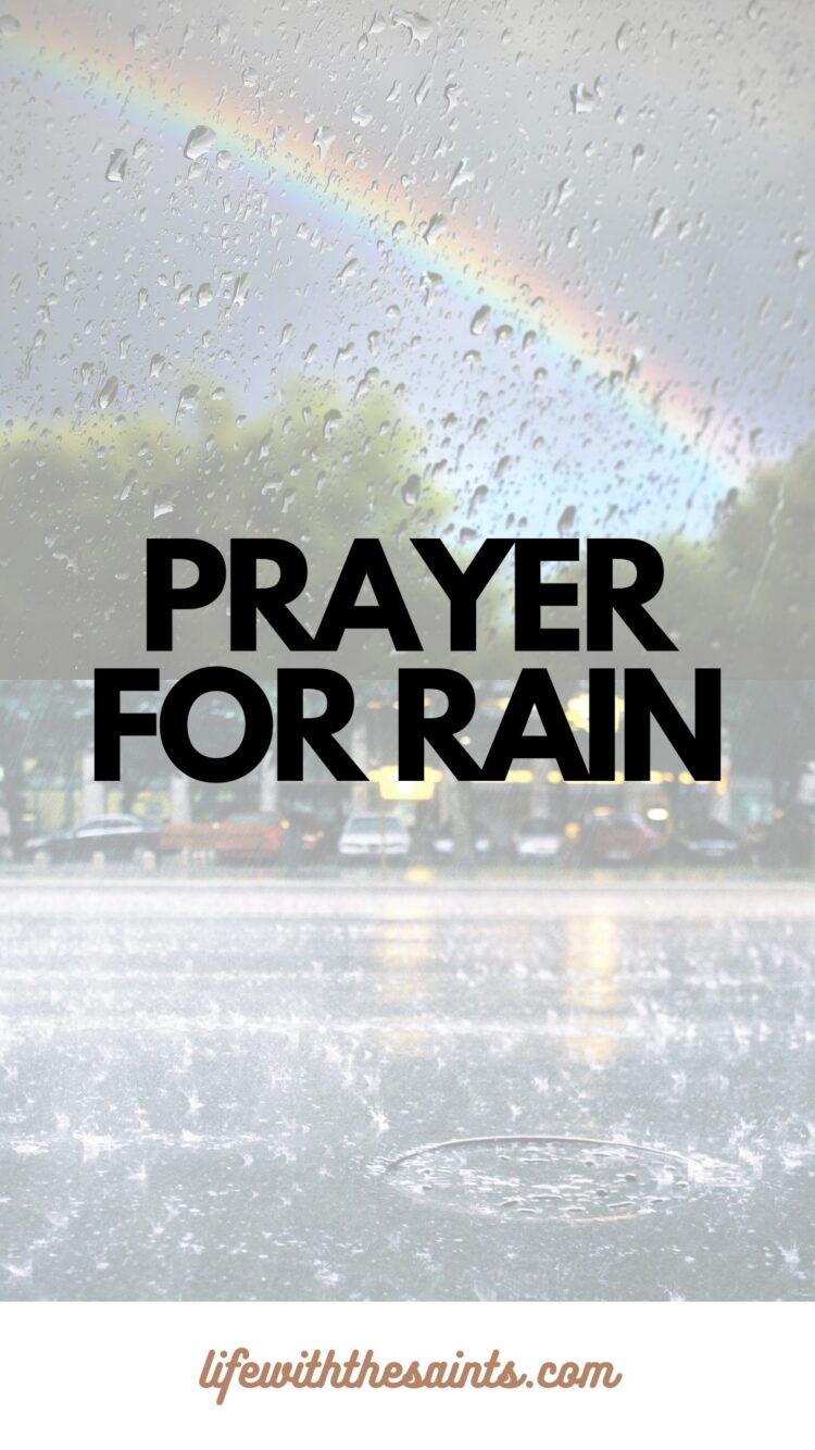 Prayer for Rain: A Prayer for Gardeners, Farmers, and Homebodies - Life with the Saints